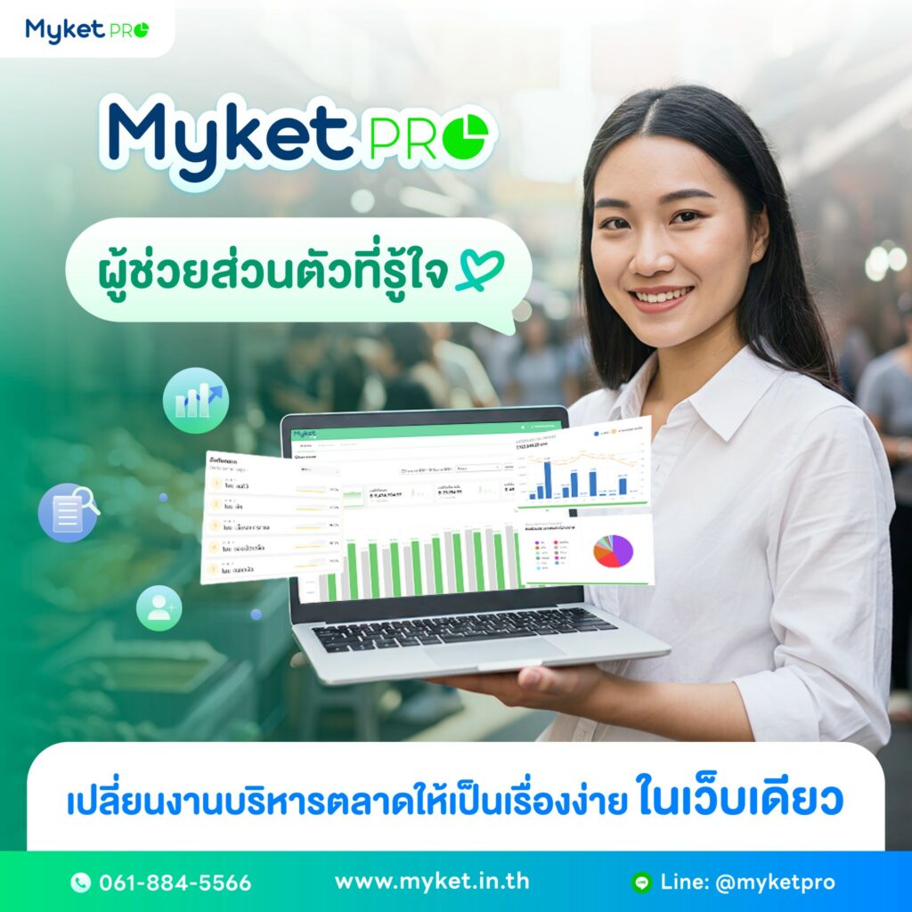 ระบบบริหารตลาด Myket Pro คู่หูช่วยบริหารตลาด - โปรแกรมบริหารจัดการตลาด ...